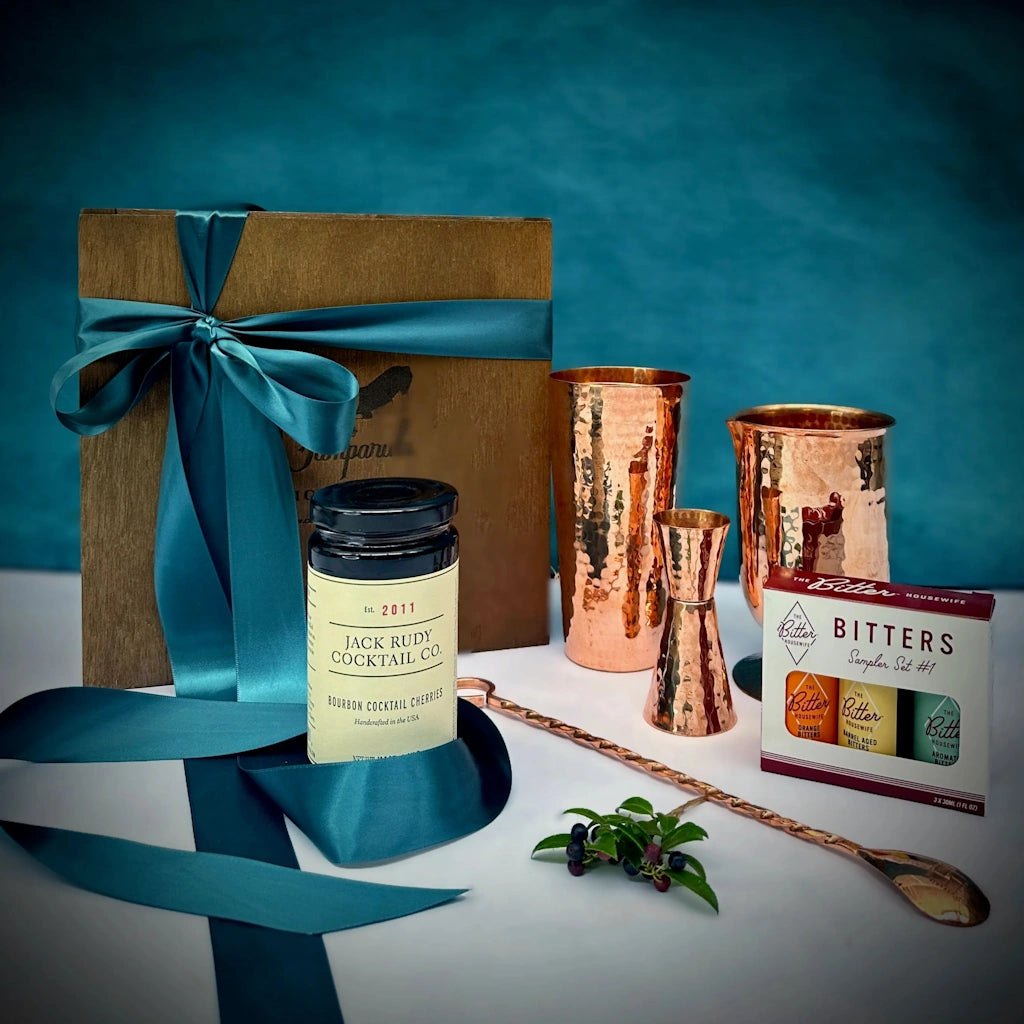 Cocktail Lover's Gift | Copper Barware | Hey Bartender Gift Box