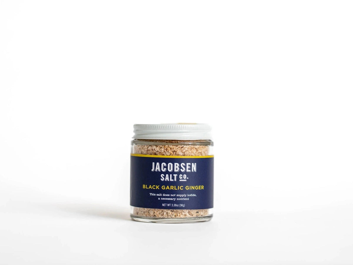 Jacobsen Black Garlic Ginger Salt | Gifts from Campanula Design