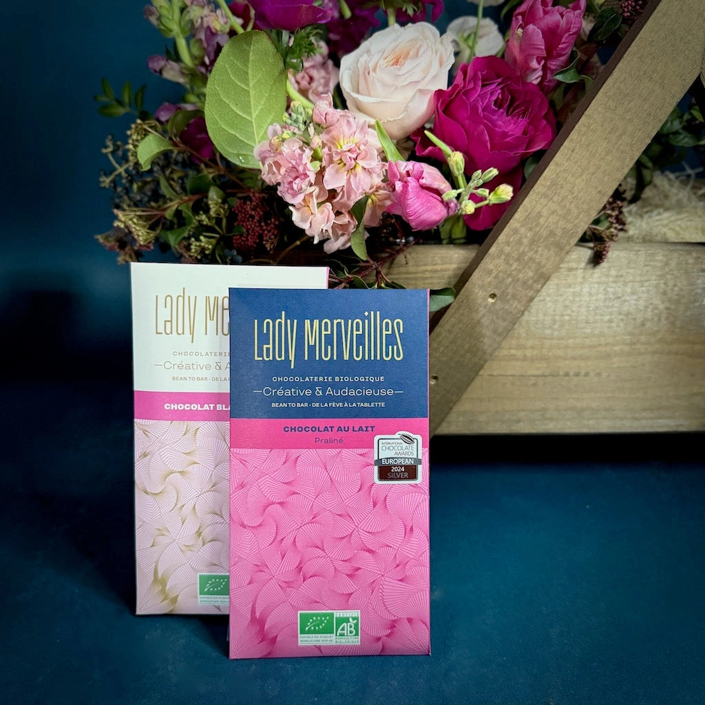 Lady Merveilles Milk Chocolate Praline Bar | Fine Chocolate Gifts in ...