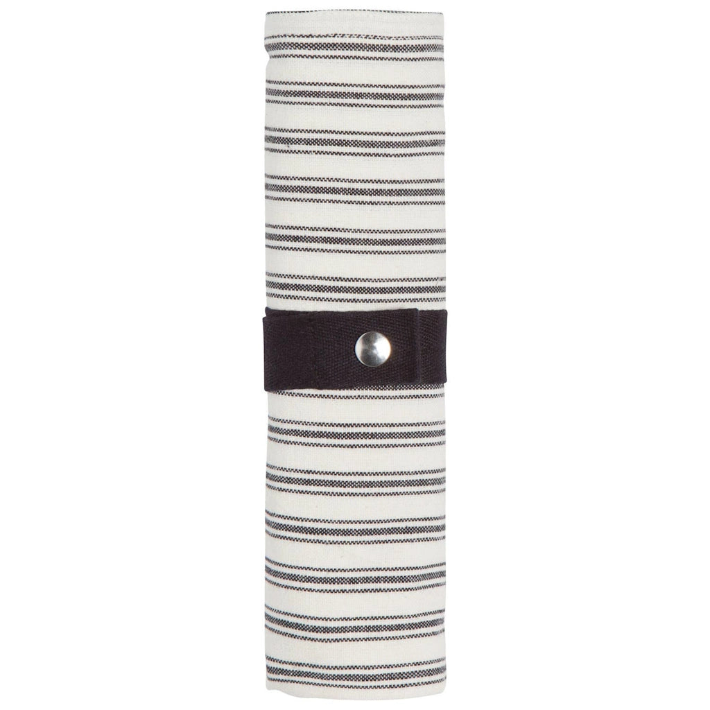 Now Designs Ticking Stripe Roll Up Utensil | Picnic silverware