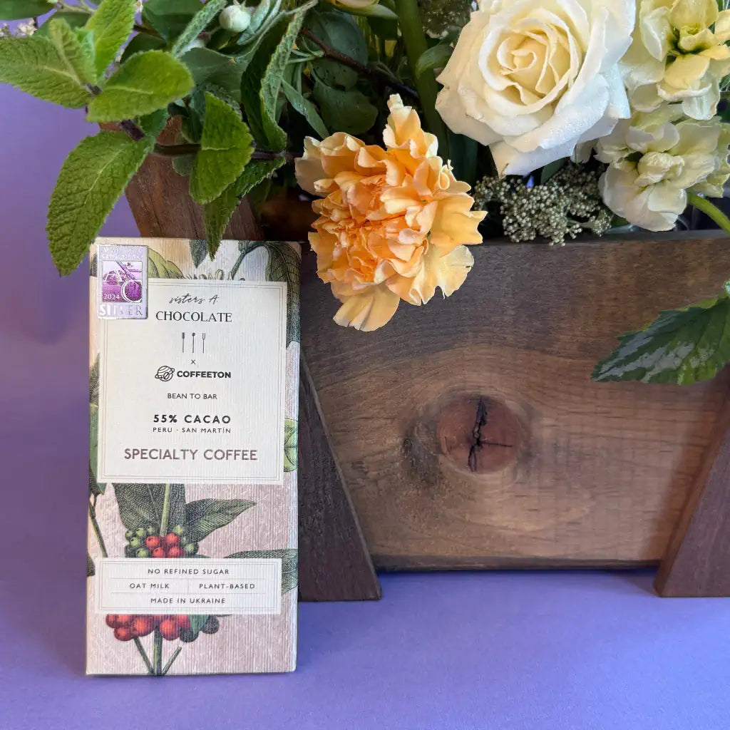 Sisters A x Coffeeton 55% Oat Milk Chocolate Specialty Coffee | Ukrain